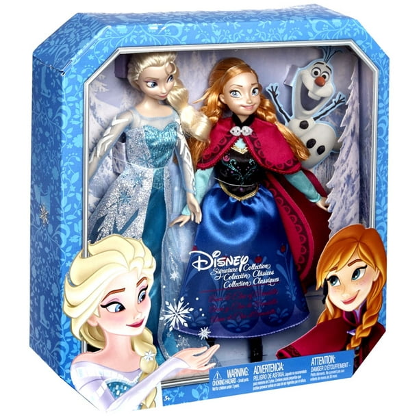 Disney Frozen Signature Collection Anna & Elsa 11" Doll 2-Pack ...