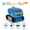 Aqua Products Sol AG Automatic Robotic Vacuum Pool Cleaner for Above ...