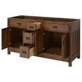 Sagehill Designs American Craftsman 60" Bathroom Vanity Base, Rustic ...
