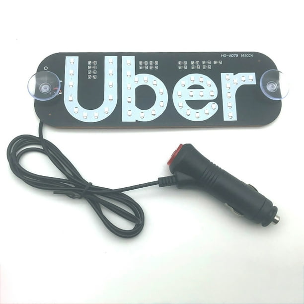 Letrero luminoso LED para Uber, letrero luminoso LED para taxi, letrero ...