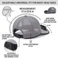 2026 Solar Rechargeable Peaked Cap with 3-Speed Quiet Fan, USB Powered ...