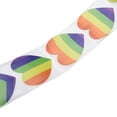 500 For Rainbow Heart Stickers for Celebrations Crafts and Decorations ...