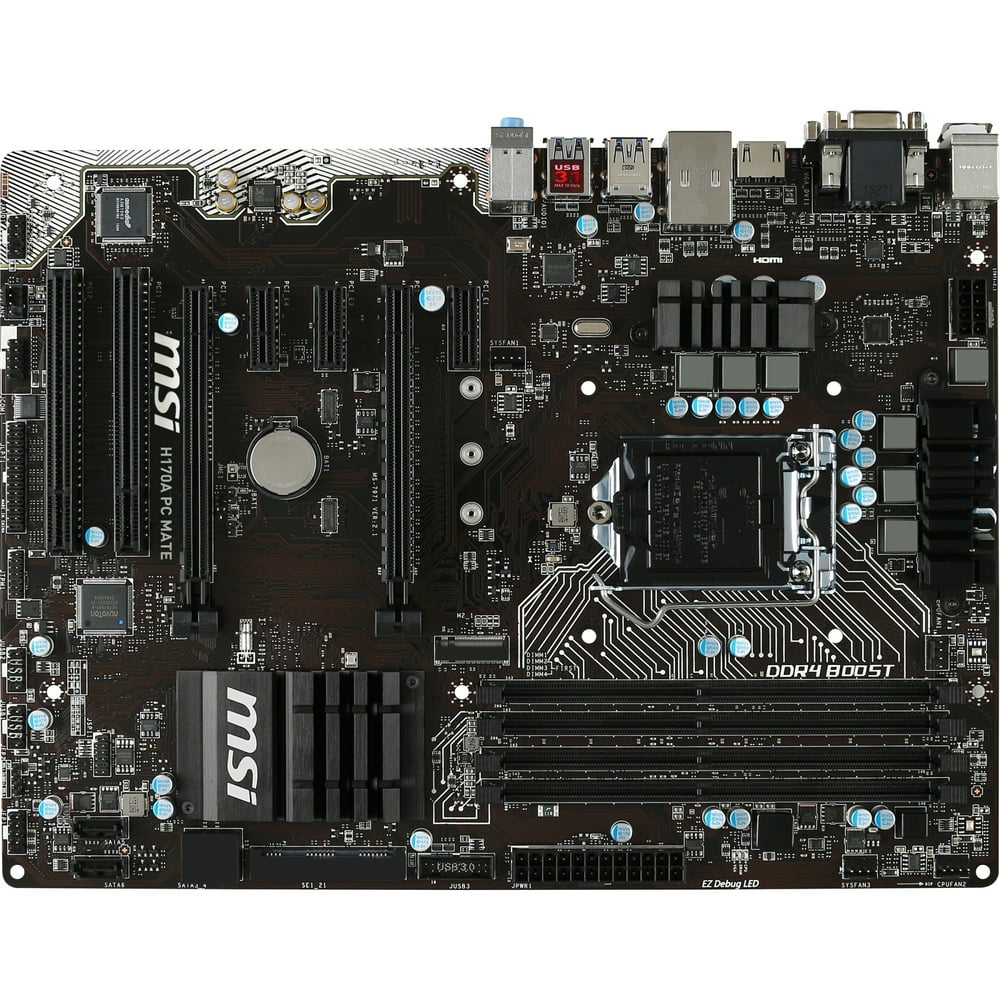 MSI H170A GAMING PRO ATX Desktop Motherboard w/ Intel H170 Chipset ...