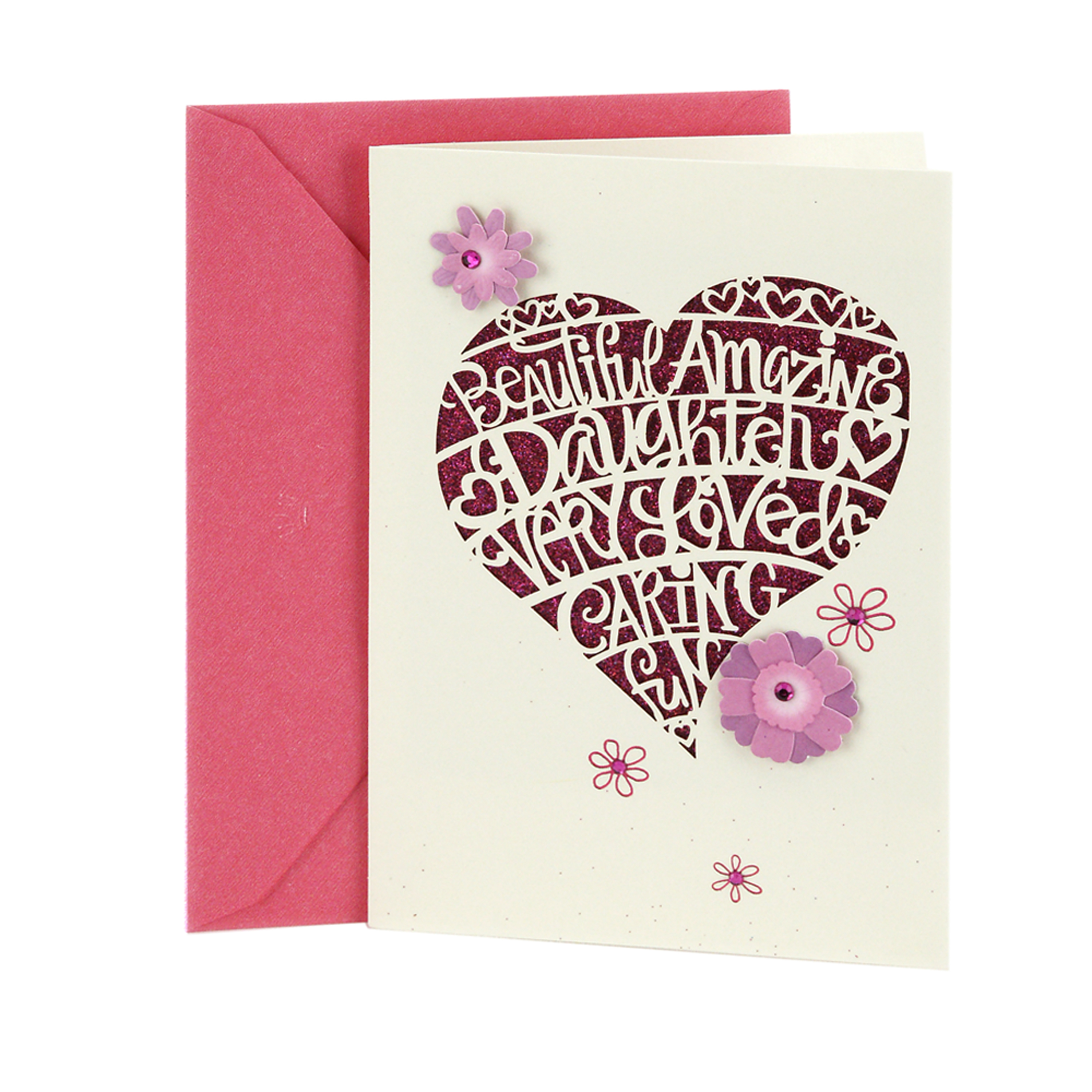 Hallmark Birthday Greeting Card For Daughter Heart Cutout Walmart Hallmark Birthday Greeting Card For Daughter Heart Cutout Walmart