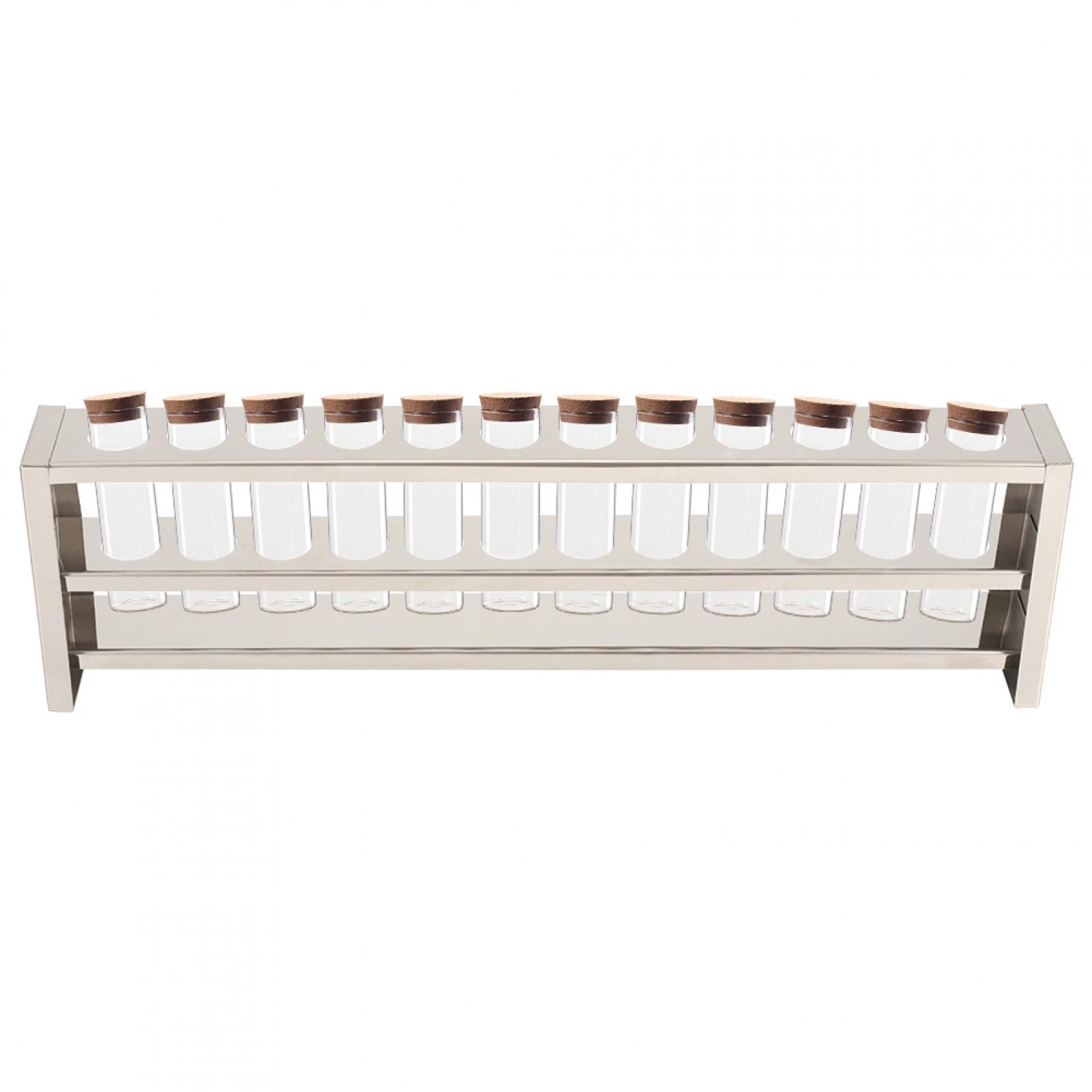 ESTINK Test Tube Support, Stainless Steel Test Tube Stand, Experiment ...