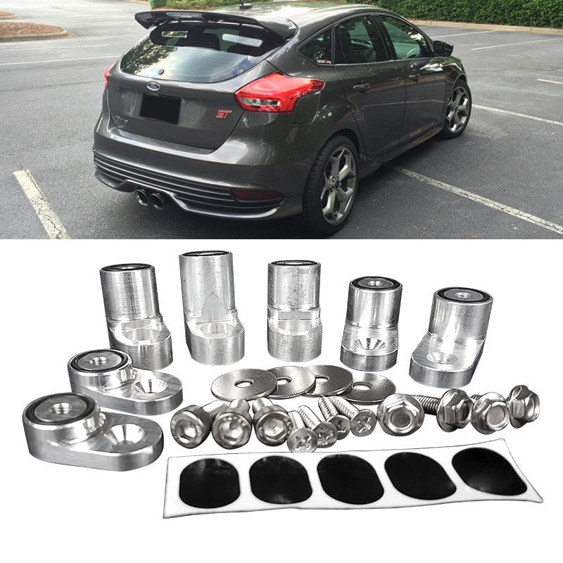 Buy Raiser Kit For 13-Up Focus ST Hatchback Spoiler Lip Pedestal Wing ...