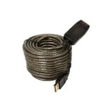Tripp Lite USB 2.0 Active Extension Repeater Cable, 33 ft, Black, U026 ...