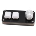 Macro Programming Keyboard Professional 2 Keys 1 Knob Blue Switch Hot Swappable Design Usb