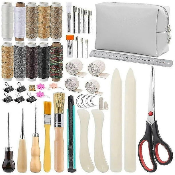 65 Pcs Bookbinding Kit BookBinding Materials Bone Folder Tool Kit for ...
