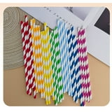 Tainini Paper Straws Disposable 100 Pack , Eco friendly ,Non-soggy ...