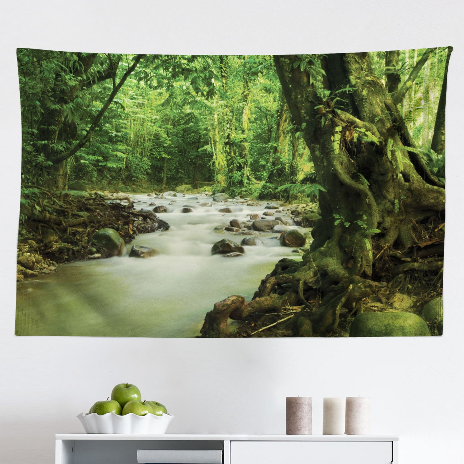 Rainforest Tapestry, Tropical Rainforest Preservation Humidity Palm ...