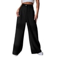 Aellinatey High elastic casual solid color high waist zipper elegant ...
