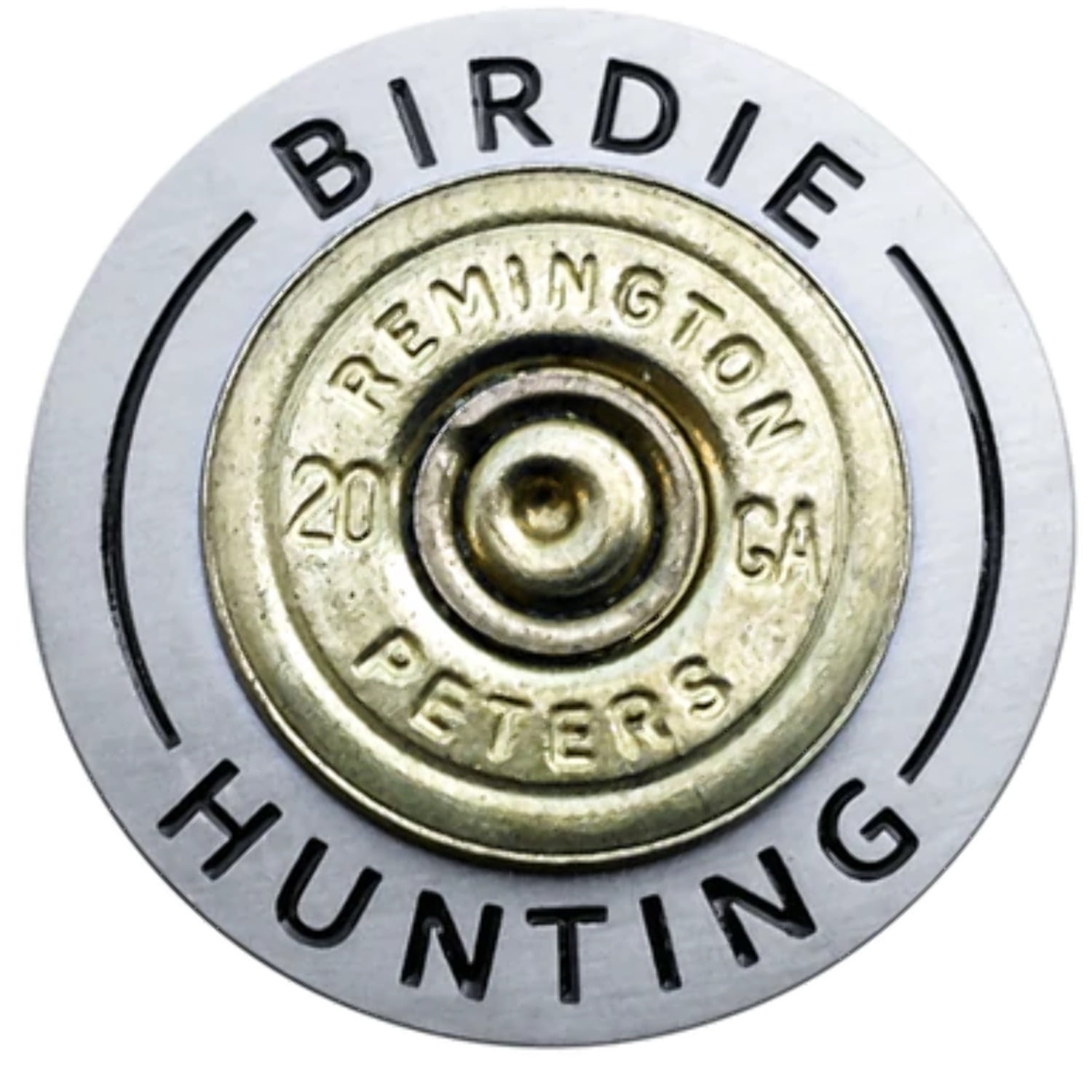 Birdie Hunting - 20 Gauge Shotgun Shell Ball Marker Hat Clip by ...