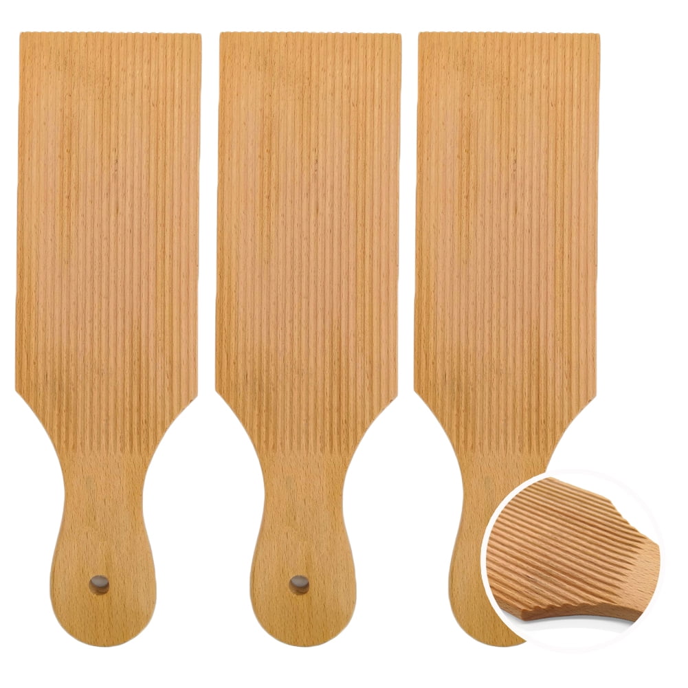 Travelwant 1 Psc Gnocchi Boards and Wooden Butter Paddles to Easily ...