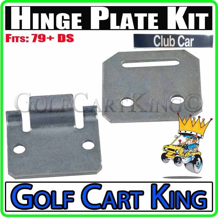 Set of Club Car Seat Hinge Bottom/Cart Plate (79-Up) DS Gas/Electric ...