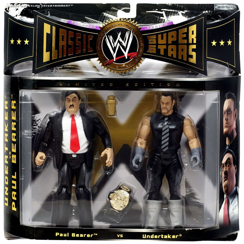 WWE Wrestling Classic Superstars Undertaker & Paul Bearer Action Figure 2-Pack - Walmart.com ...