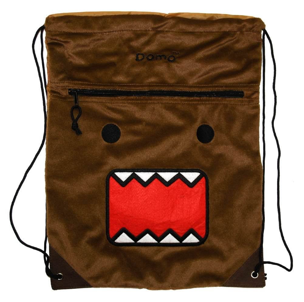 Domo-Kun Domo Face Japan Furry Back Sack Tote Bag - Walmart.com