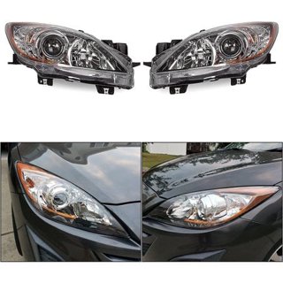 New Left Halogen Headlight Compatible With Mazda 3 Hatchback 2010-2013 ...