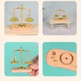 Shoreew Mini Balance Scale 1:12 Scale Retro Miniature Justice Scale ...
