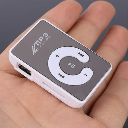 Mini Clip MP3 No Screen Motion Music Player SD Card Mini Mirror MP3 ...
