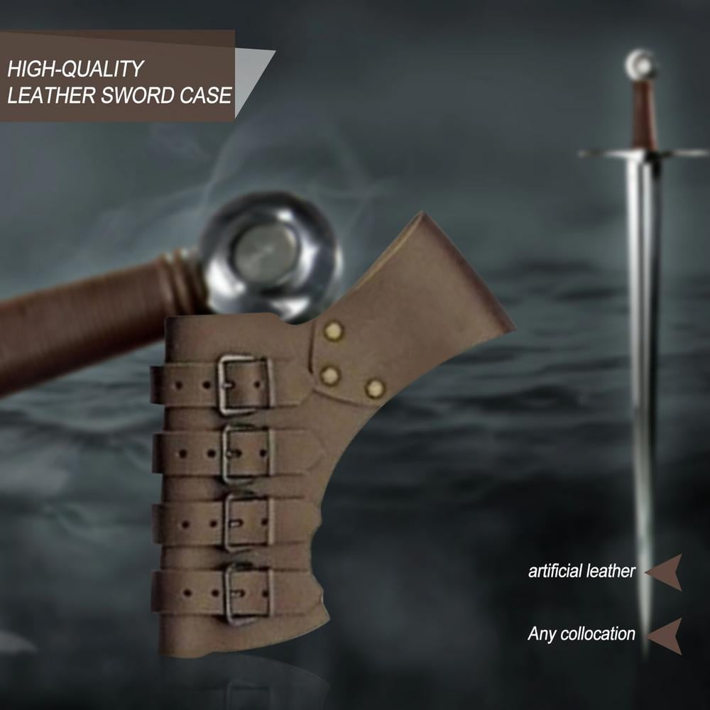 Buy IMSHIE Sword Frog Holster, High-quality Artificial Leather Armory ...