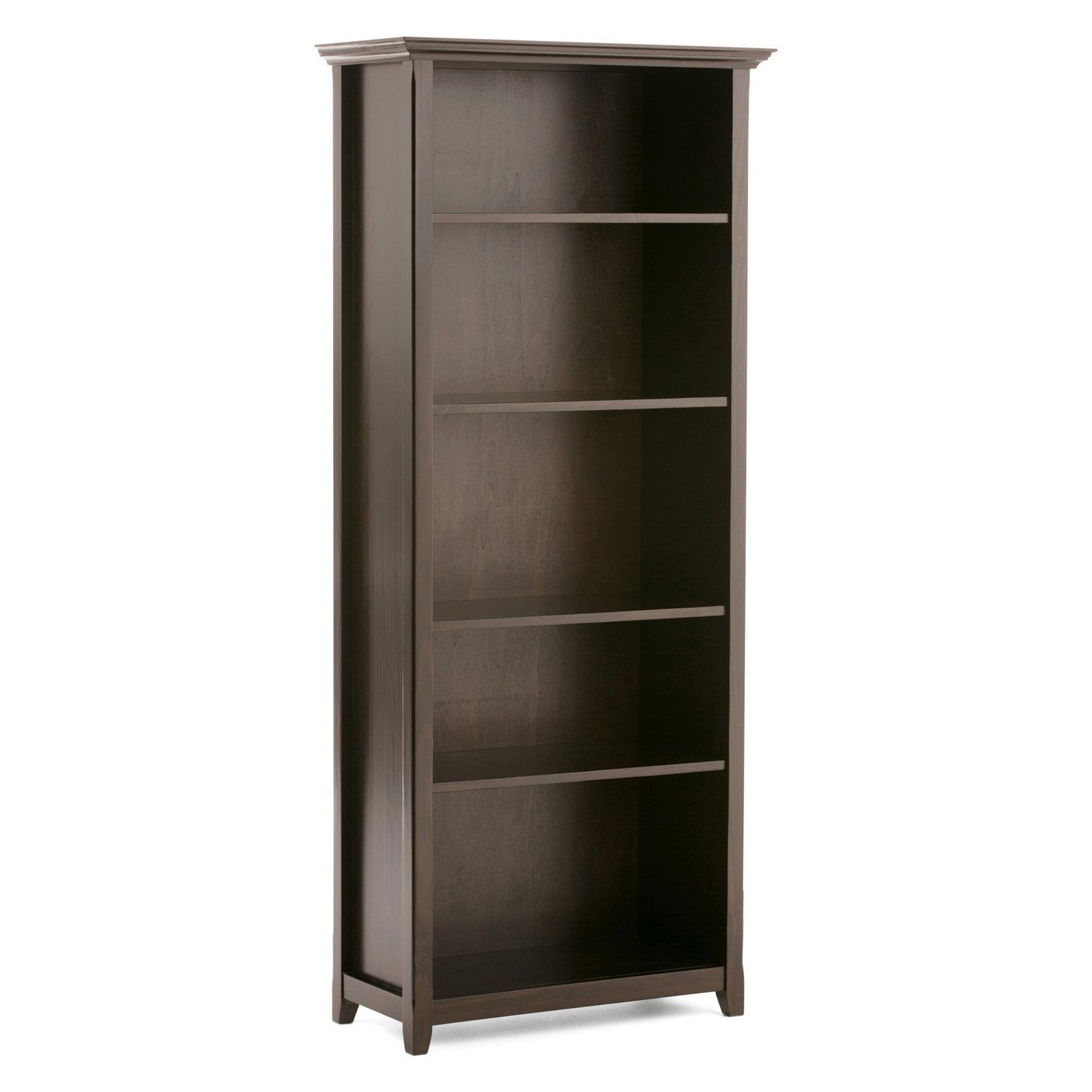 Simpli Home Amherst 5 Shelf Bookcase - Walmart.com