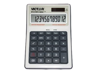 Victor TuffCalc 99901 - Desktop calculator - 12 digits - solar panel ...