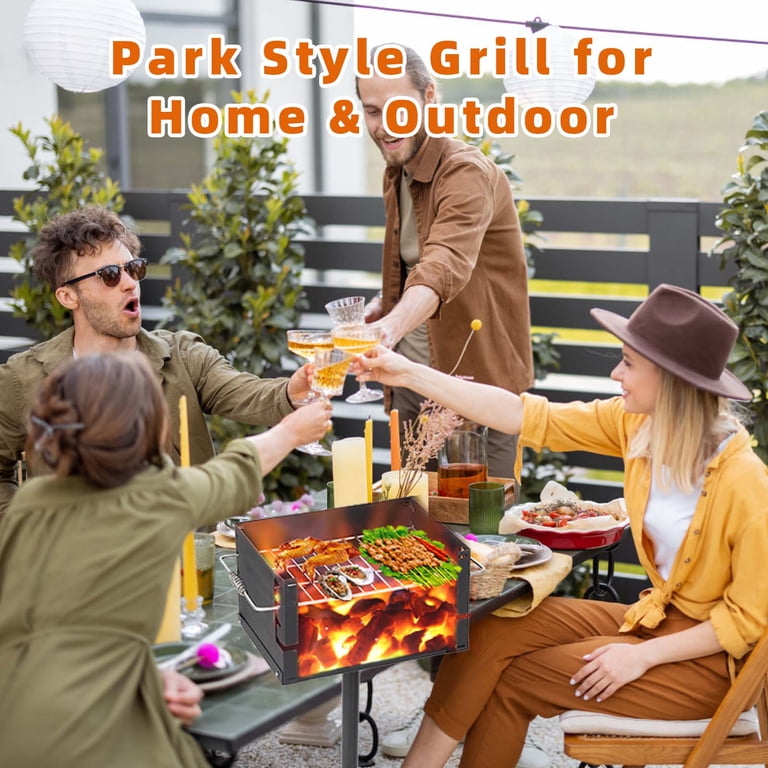Charcoal Park Grills Heavy Duty UltraPlay Charcoal Grill 280 Sq.