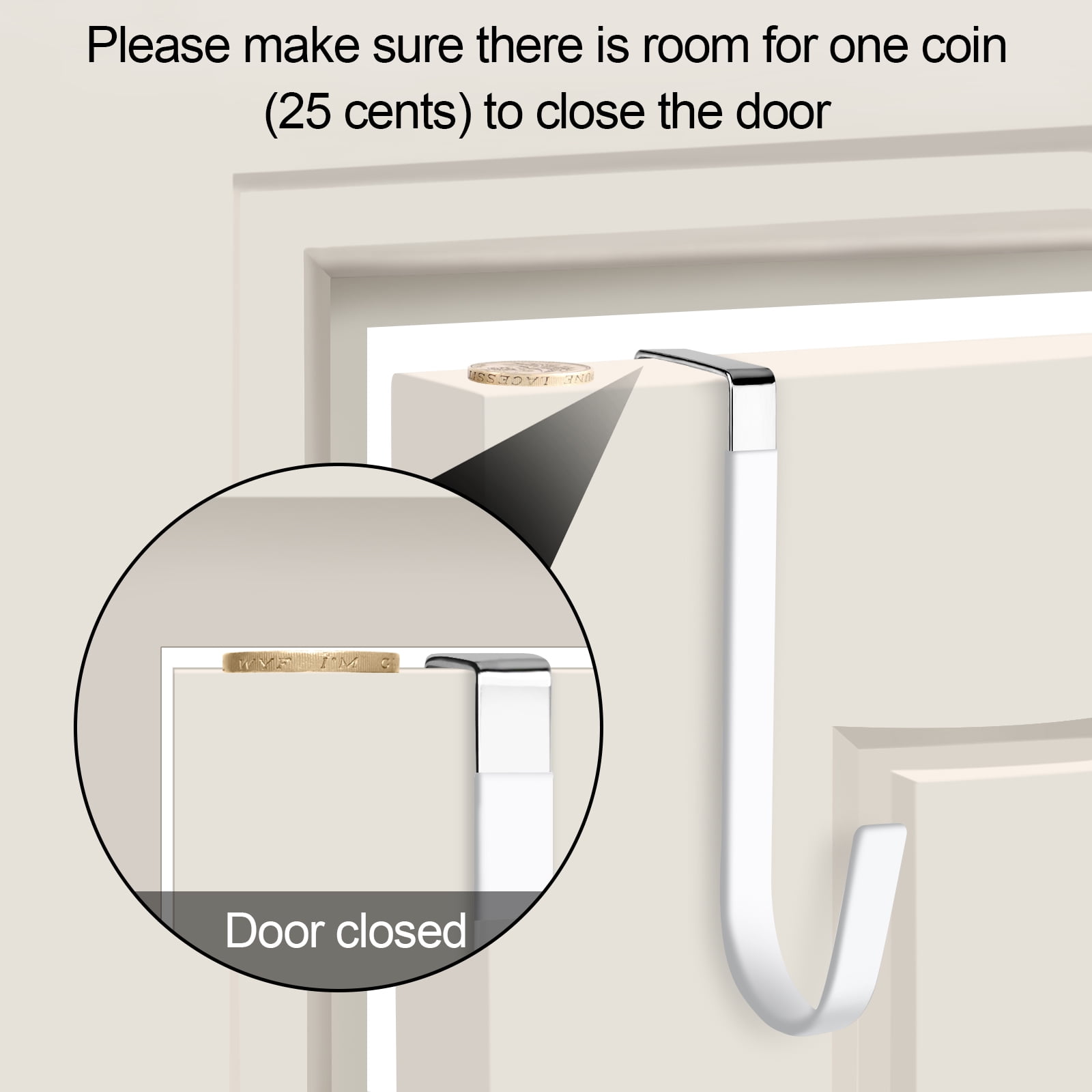 Click here for Romeda 6 Pack Metal Over The Door Hooks  Over Door... prices