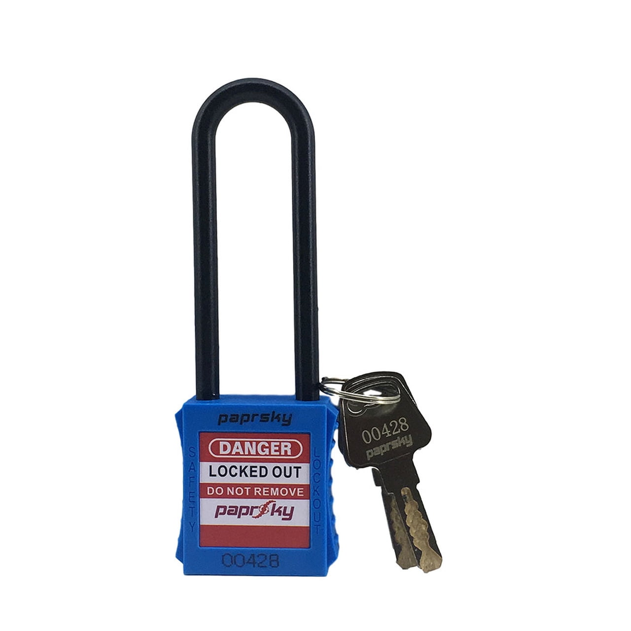 Lockout Padlock Dielectric Blue long plastic shackle PS-LOTO-PPNR-76 ...
