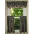 Country Classic Black Lined Point Valance 72x15 by Primitive Home ...