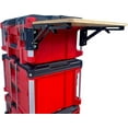 Quick Detaching/Folding Bamboo Table, Compatible with Milwaukee Packout ...
