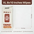 3in1 Leather Wipes 75 XL Count, Clean, Condition & Restore Shine, Extra ...