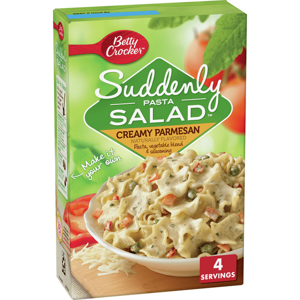 Betty Crocker Suddenly Creamy Parmesan Pasta Salad Mix, 6.2 oz ...