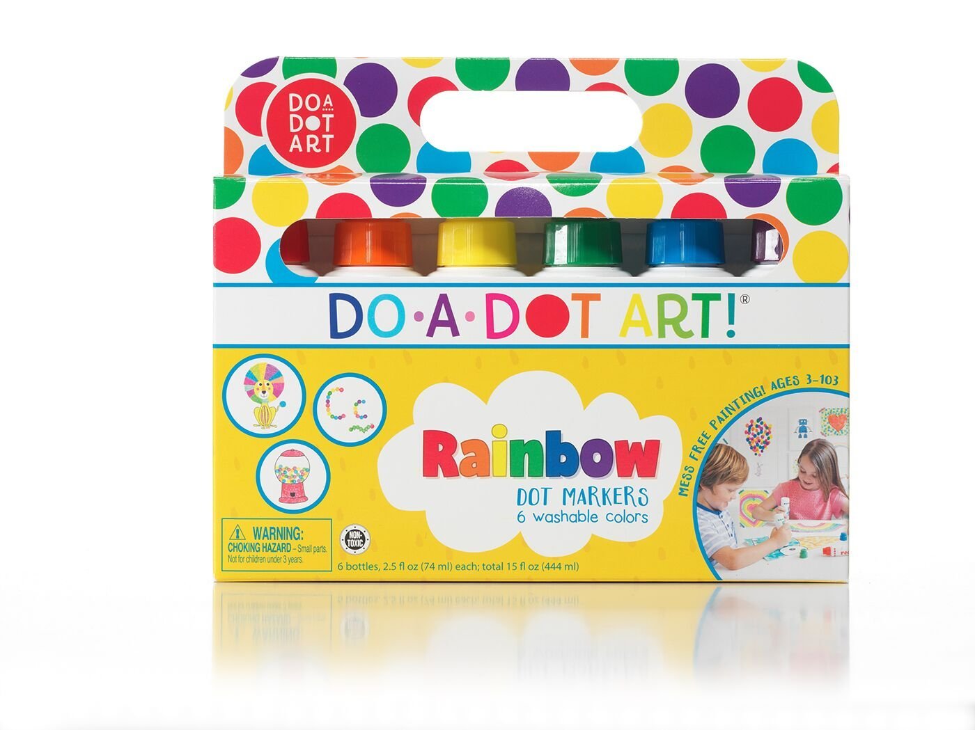 Do A Dot Art Markers 6 Pack Rainbow Washable Paint Markers The