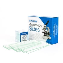 AmScope 144 Pre-Cleaned Blank Microscope Slides with Ground Edges and ...