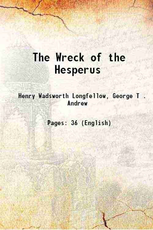 The Wreck of the Hesperus 1886 - Walmart.com