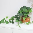 Fake Pothos Hanging Plants – 33" Set of 2 Faux Ivy Vines with Pots ...
