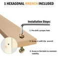Plated Screws And Screws Replacement Parts Furniture Socket Head Screws For Furniture Cots Beds