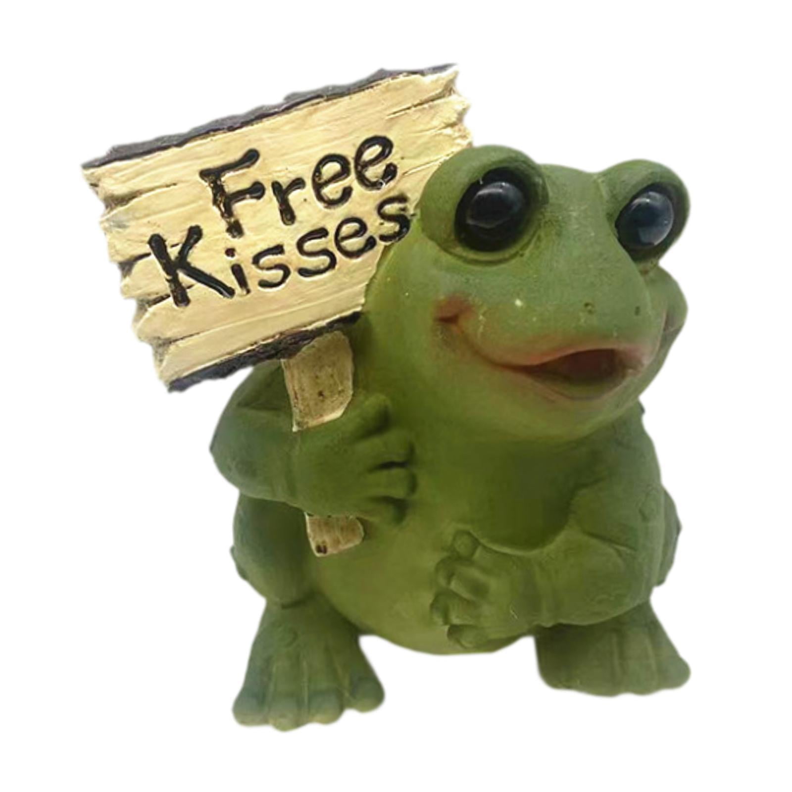 Estatuilla de rana, regalo, estatua de jardín de rana impermeable para ...