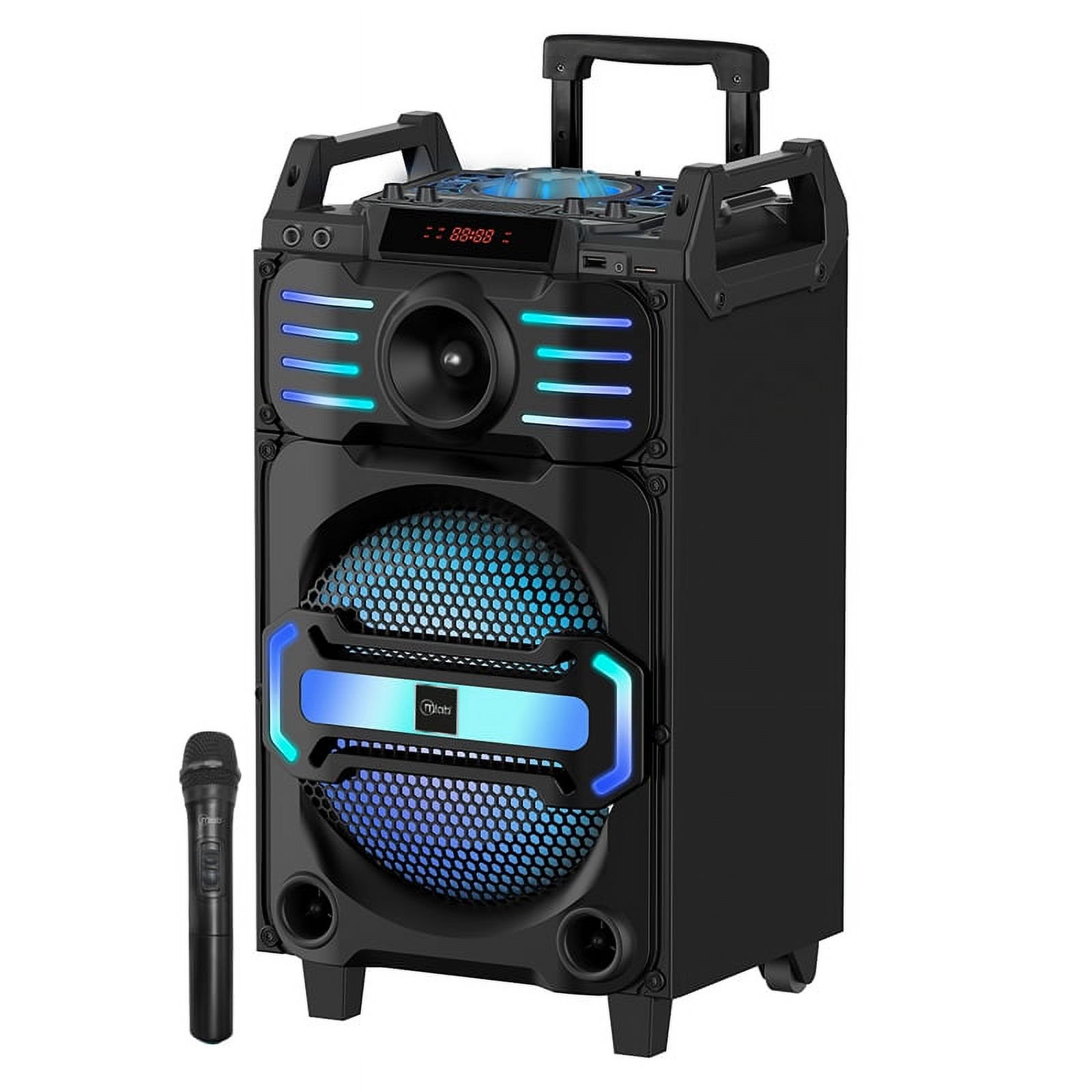 Microlab Karaoke Dj Black Phanter 2 Mic Inal/Bt | Knasta Chile