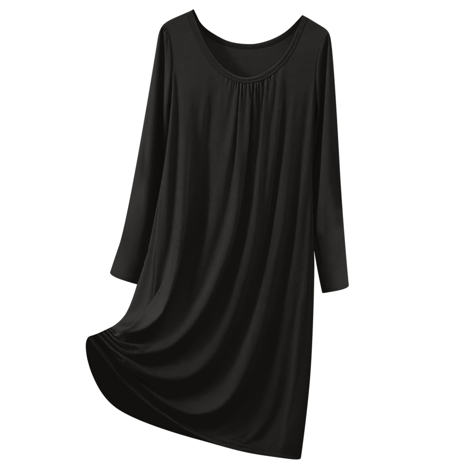 Click here for Shtxozhi Nightgowns For Women Soft Long Sleeve Hou... prices