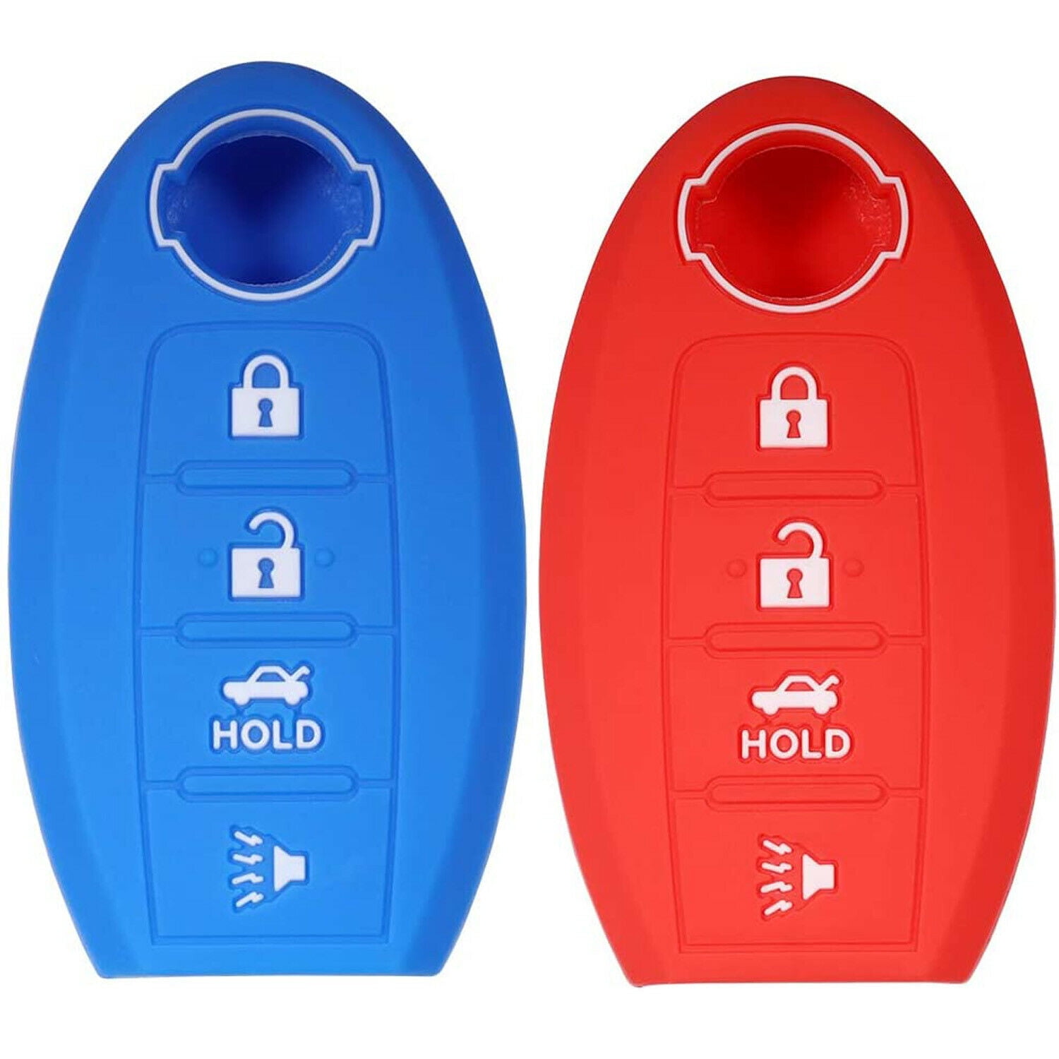 Dobrev 4 Button Flip Silicone Case Protector Skin Rubber Fob Cover ...