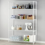 "HSS Steel Storage, 18""Dx48""Wx72""H, 4 Shelf Heavy Duty Wire Shelving ...