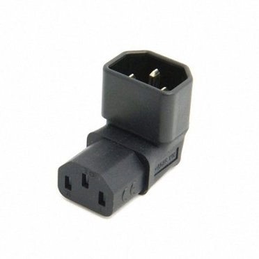 Chenyang CY IEC Male C14 to Up Direction Right Angled 90 Degree IEC Female C13 Power Extension ...