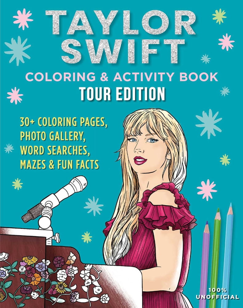 Pre-Owned Taylor Swift Coloring & Activity Book: Tour Edition ...