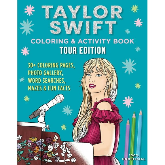 Pre-Owned Taylor Swift Coloring & Activity Book: Tour Edition ...