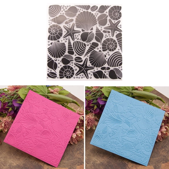 3D Embossing Folder, Textured Flower Leaf Butterfly Template, for Card ...