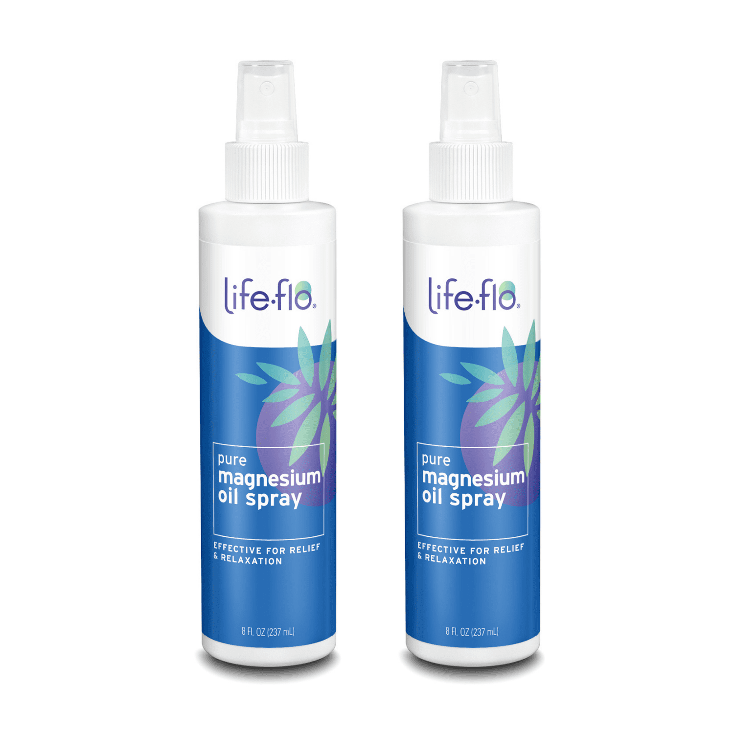 Life-flo Pure Magnesium Oil Spray | Magnesium Chloride for Relief ...