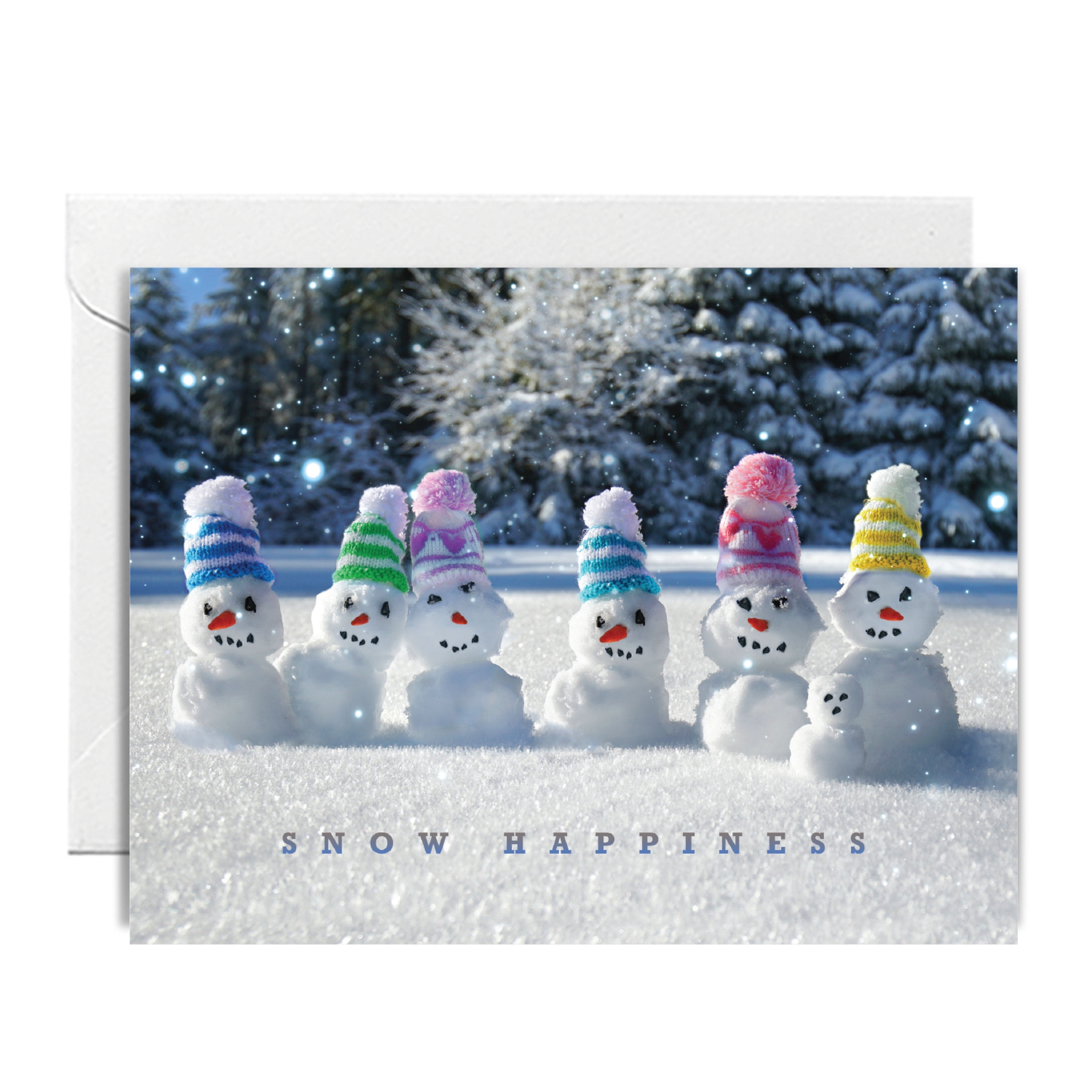 Easykart 24 Christmas Greeting Cards with Envelopes | Snow Happiness ...